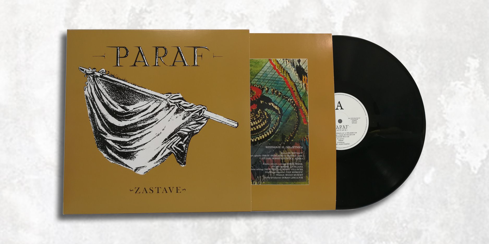 Album "Zastave" kultnog benda Paraf ponovo na vinilu posle 35 godina ...